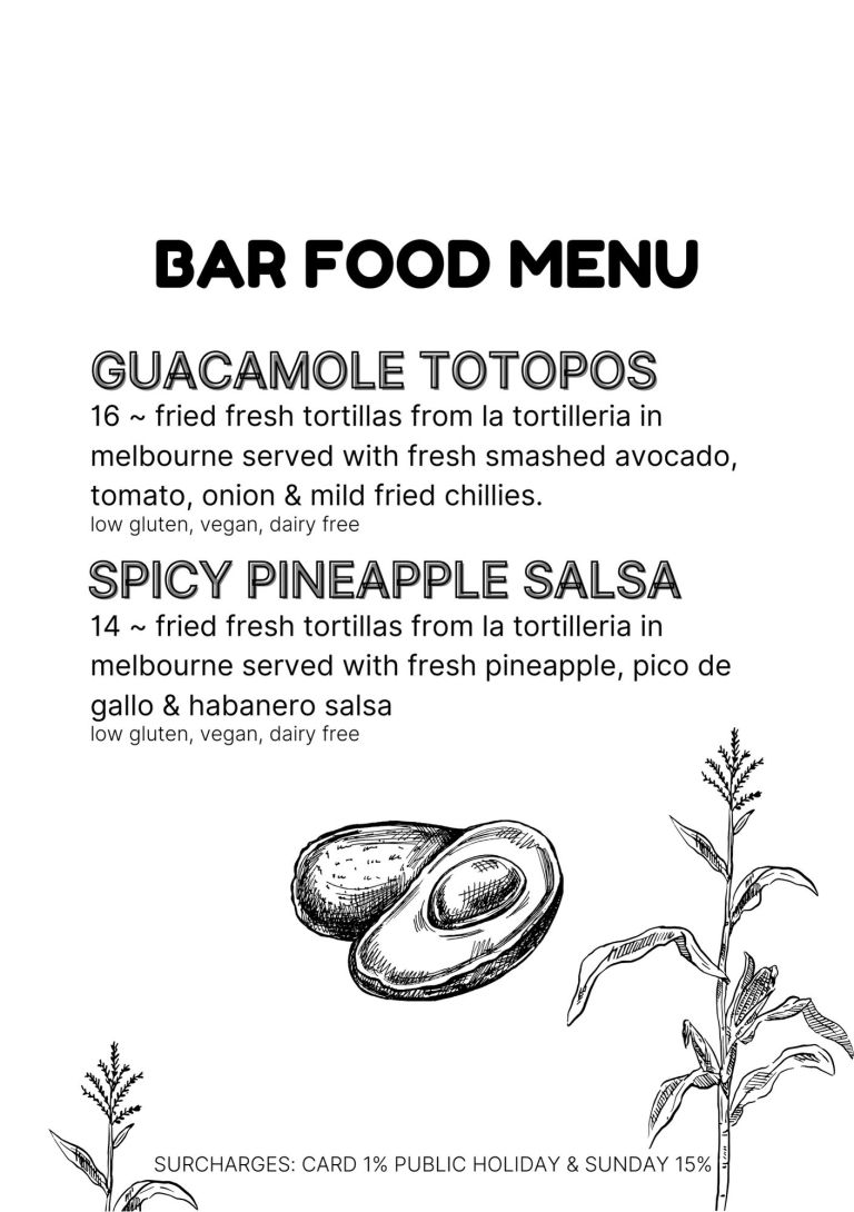 MENU – "Off the Florida Keys, There's a place called Kokomo, That's ...